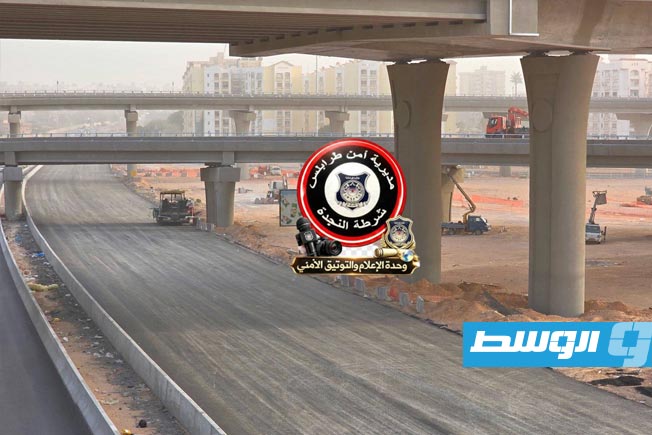 Tripoli's Airport Road under the Third Ring Bridge closed for renovations